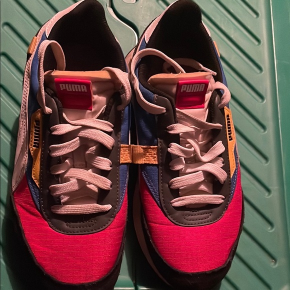 Puma | Shoes | Puma Red And Blue Sneakers | Poshmark